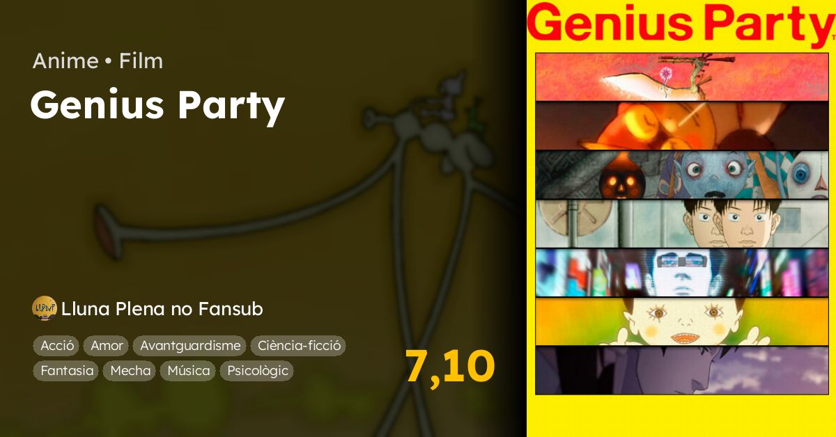 Genius Party | Anime en català | Fansubs.cat