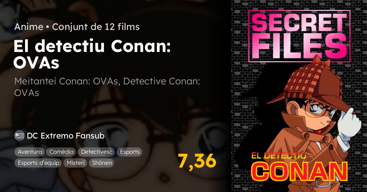 El detectiu Conan: OVAs | Anime en català | Fansubs.cat