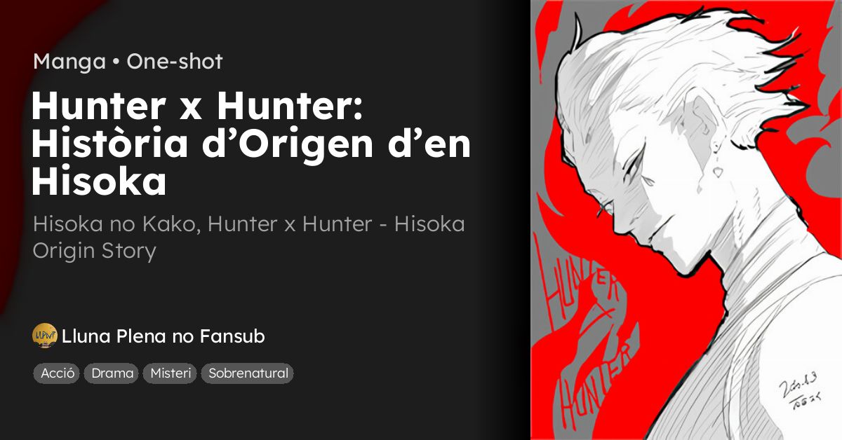 Hunter x Hunter: Història d'Origen d'en Hisoka | Manga en català ...