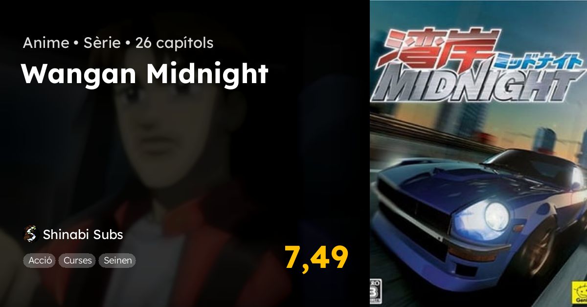 Wangan Midnight | Anime en català | Fansubs.cat