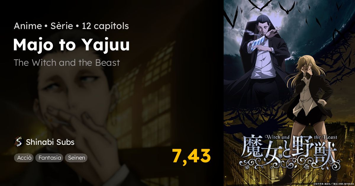 Majo to Yajuu | Anime en català | Fansubs.cat